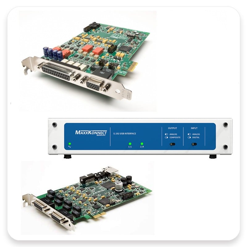 Geluidskaarten en Audio Interfaces - Bij ProFM Broadcast
