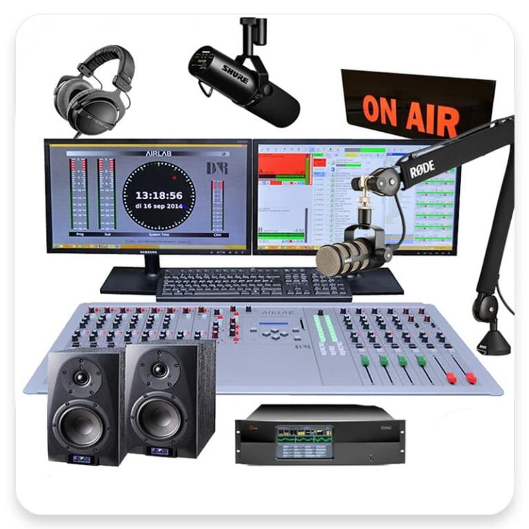 Studioapparatuur voor radio omroep - ProFM Broadcast